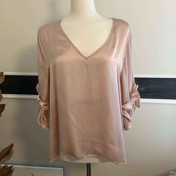 Violet & Claire | Tops | Very Sweet Dusty Pink Top | Poshmark
